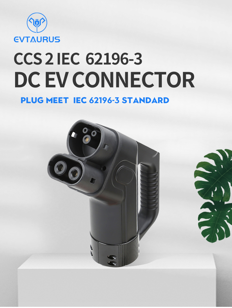 Dc Fast Ev Charger Connector Ccs2 Charging Plug 80a 150a 200a For
