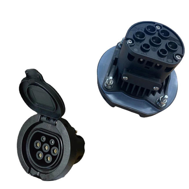 Type 2 IEC 62196-2 Socket / Outlet Single/Three Phase (16A/32A) for EV ...